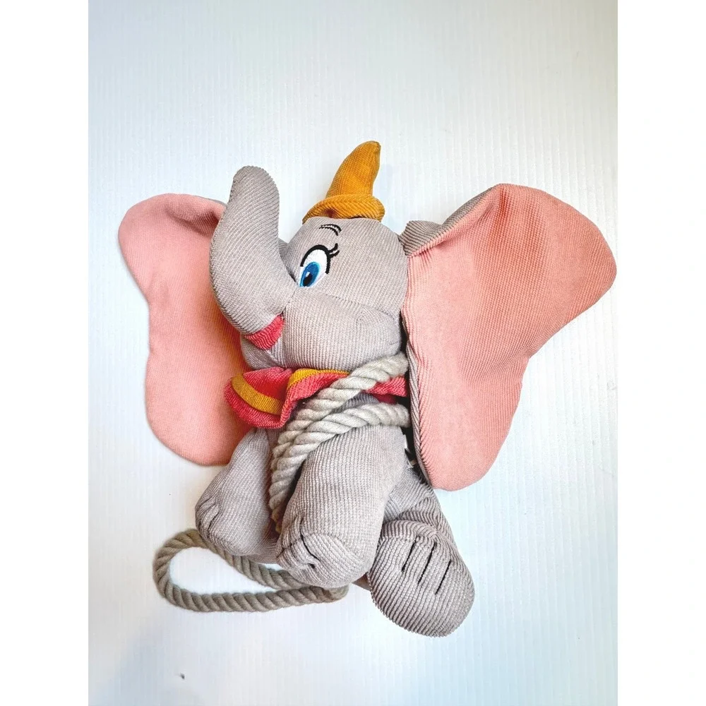 Zara | Accessories | Disney Zara Dumbo Plush Corduroy Elephant Purse ...